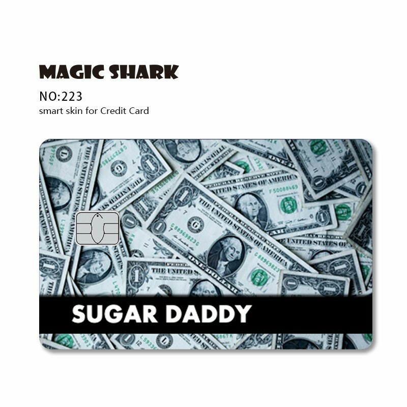 Credit Card SMART Sticker skin protector pre-cut small chip (FRONT ONLY ...
