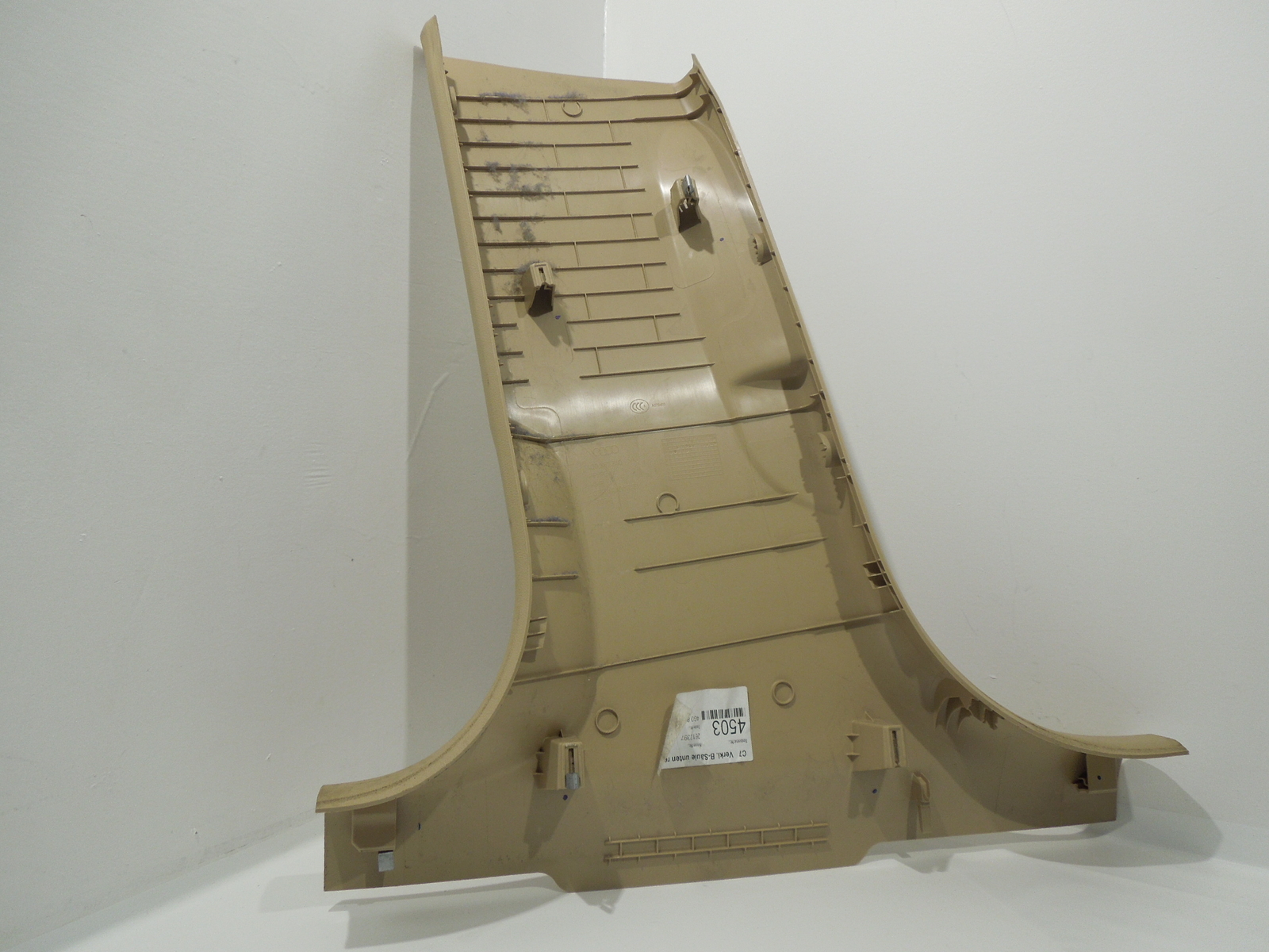 Audi RS6 4G C7 OS Right B Pillar Trim Satin Beige 4G0867240A | eBay