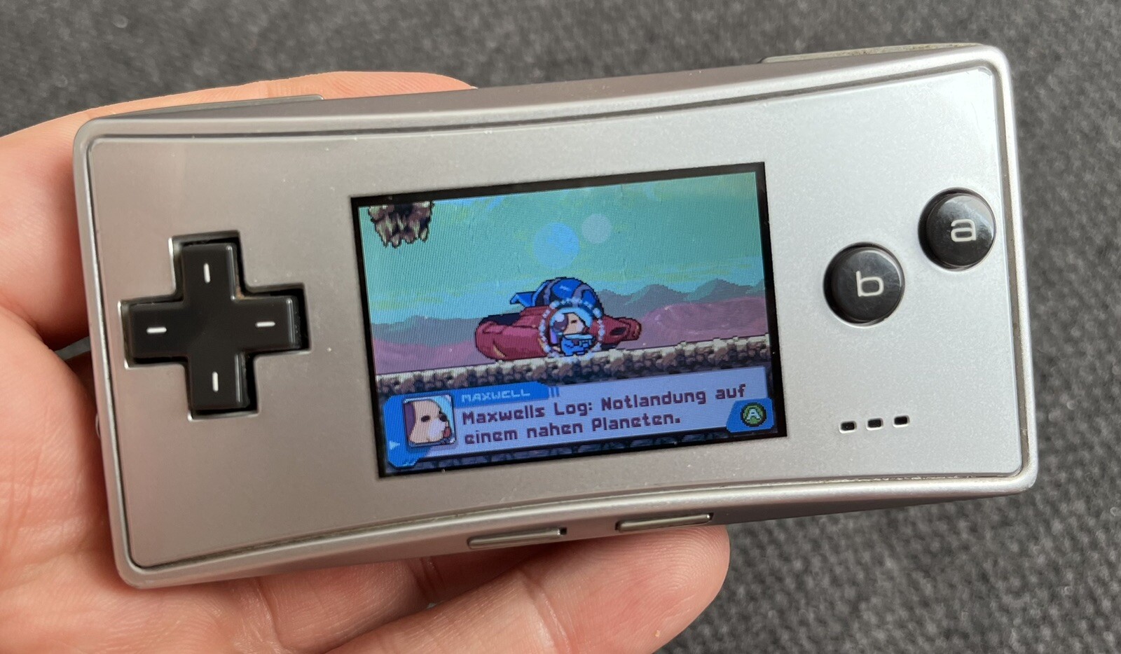 Game Boy Micro Silber inkl. Netzadapter – Handheld GBA Konsole von ...