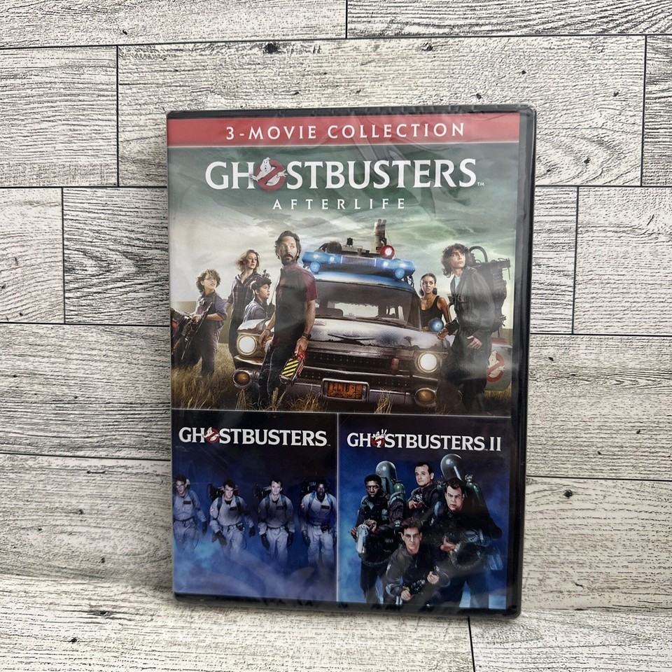 Ghostbusters 3 MOVIE Collection: GB 1, 2 & Afterlife (DVD) New Sealed ...