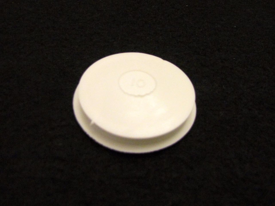 Single White Piggy Bank Rubber Stoppers / Plugs Sizes for Holes Between ...