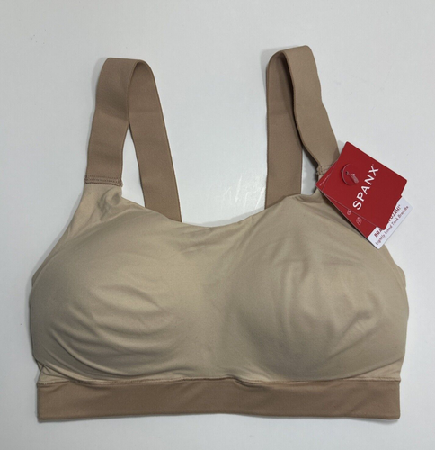 Spanx Bra-Llelujah Lightly Lined Tank Bralette Size Small Beige New ...