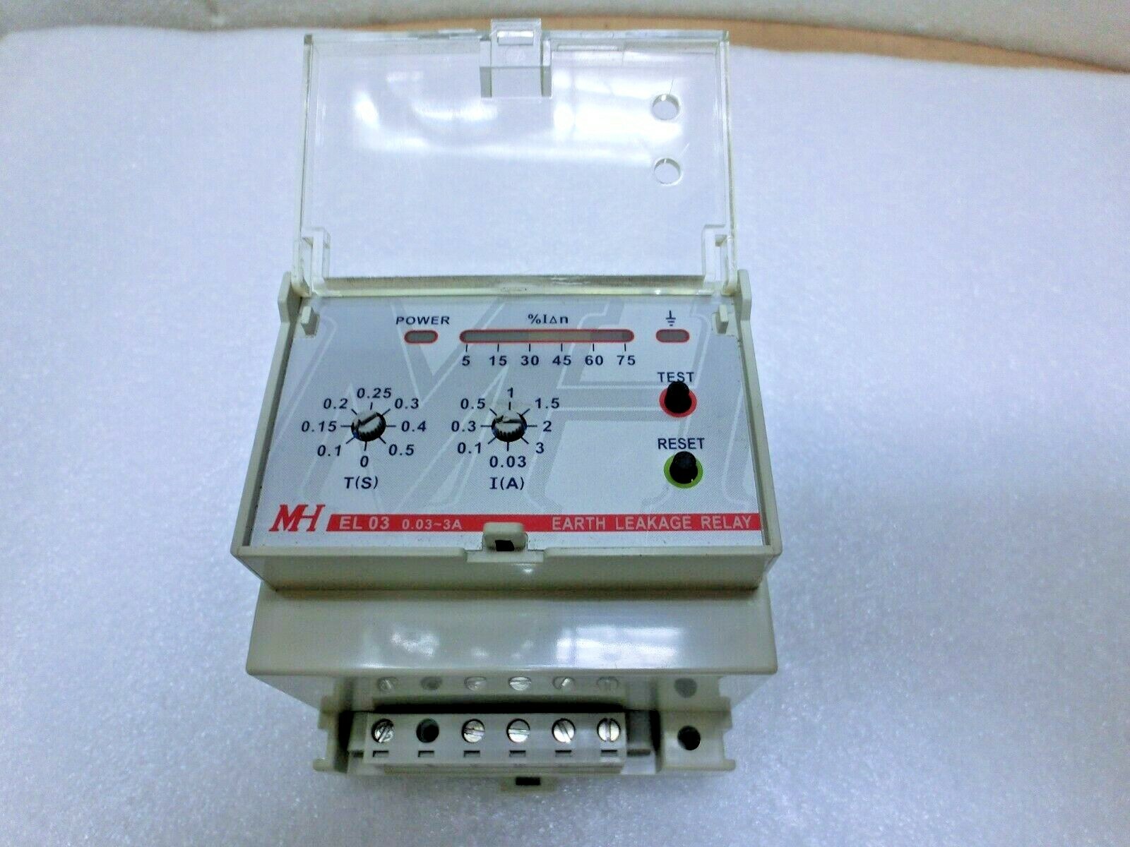 MH EL03 0.03-3A Earth Leakage Relay AC240V,used,NA&95526 | eBay