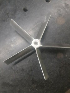 mixing propeller 8 in. stainless steel New. 1/2" or Any Size Bore.5 ...