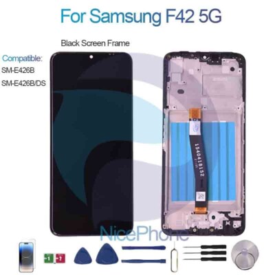 For Samsung Galaxy F42 5G SM-E236 LCD Display Touch Screen Digitizer ...