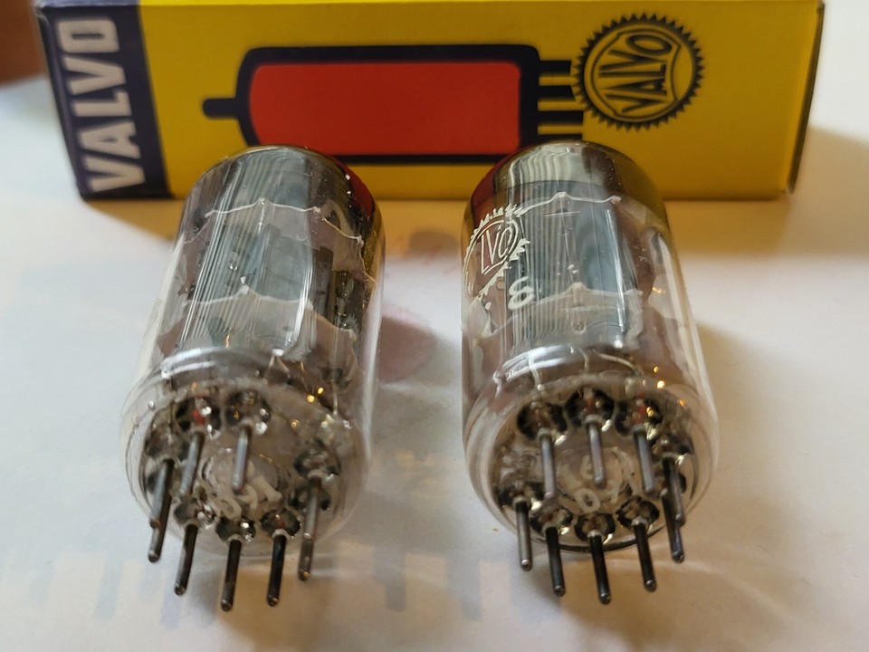 2x Valvo 12AX7 ECC83 w/ 30° Getter in Orig. Boxes - Hamburg 1959 I60 ...