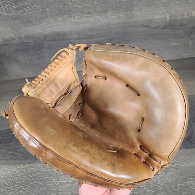 Vintage Johnny Bench Rawlings RL 10 Catcher’s Mitt Glove Fastback RHT ...
