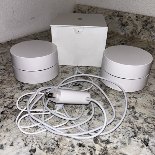 Google Nest Wifi AC-1304 2-Pack With Cords Router Wifi Works C3 | eBay