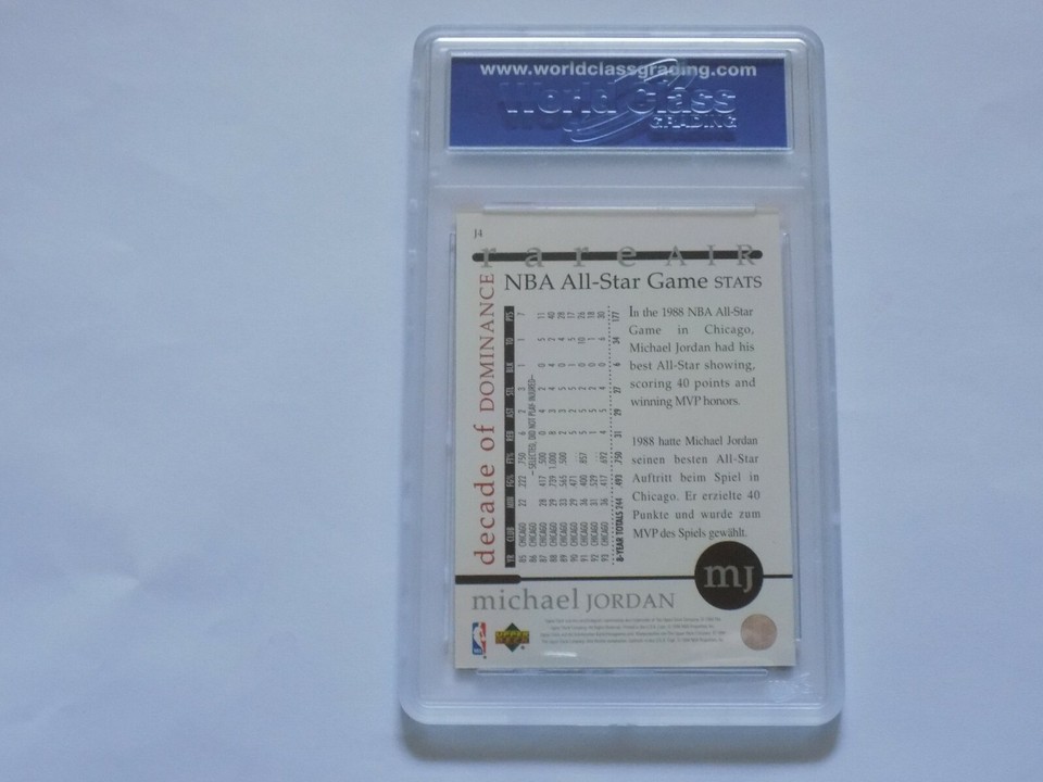 1994 Upper Deck Rare Air Michael Jordan #J-4 WCG Grading Gem Mint 10 ...