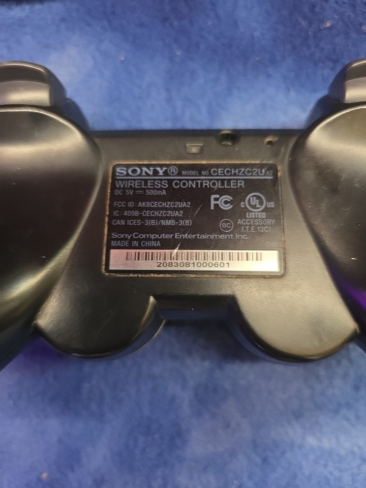 Authentic Sony Playstation 3 PS3 Genuine OEM Dualshock Ps3 Controller - BLACK | eBay