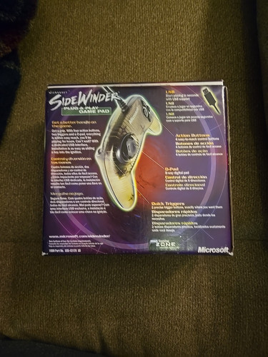 Microsoft Sidewinder Plug & Play PC Game Pad Green USB Original Box Vintage | eBay