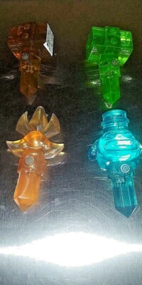 Trap Team Crystal set of 4 Life Hammer, Earth hammer, Air Jughead, Tech ...
