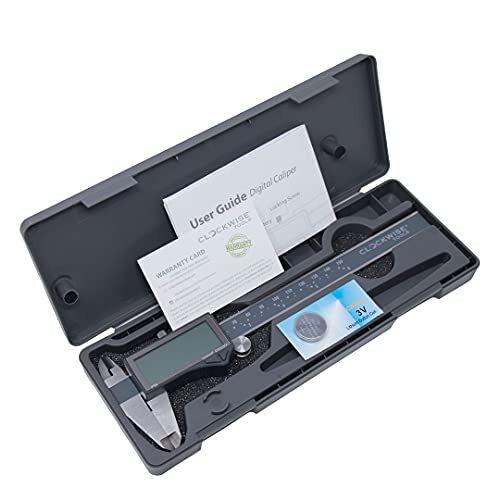 Clockwise Tools DCLR-0605 Electronic Digital Caliper Inch/Metric ...