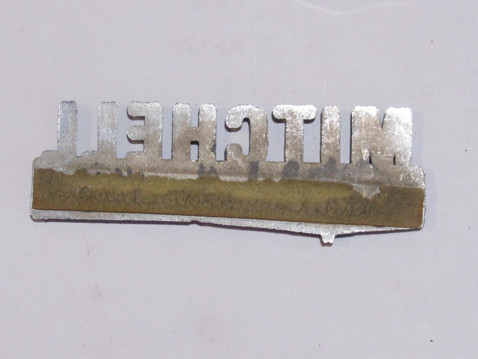 VTG Mitchell Ford Butte Montana Metal Dealership Badge Emblem Trunk Tag ...