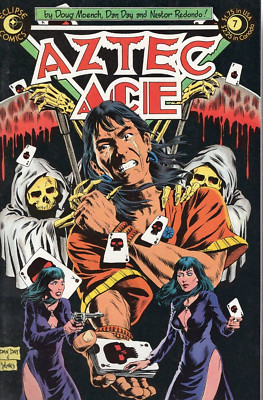 1984 Eclipse Comics Aztec Ace #7 October Comic Book playing cards | eBay