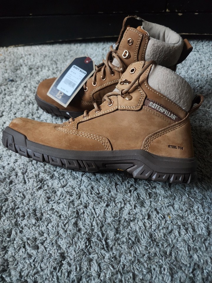 cat women s steel toe boots | eBay