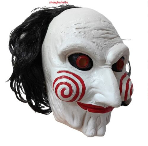 Horror Demon Jigsaw Saw Mask Cosplay Saw X Scary Killers Halloween One ...
