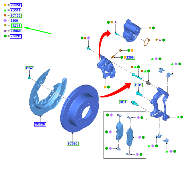 Ford Ranger Parking Brake Diagram