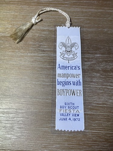 Vintage Boy Scout Bookmark - 6th Fiesta Valley View - 1972 | eBay