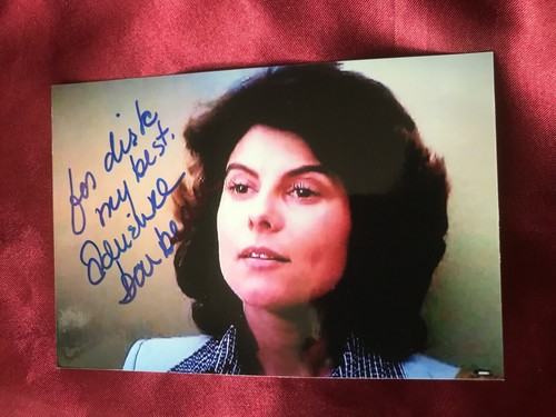 Autograph ADRIENNE BARBEAU-Actress USA-Batman/tar Trek/God of War ...