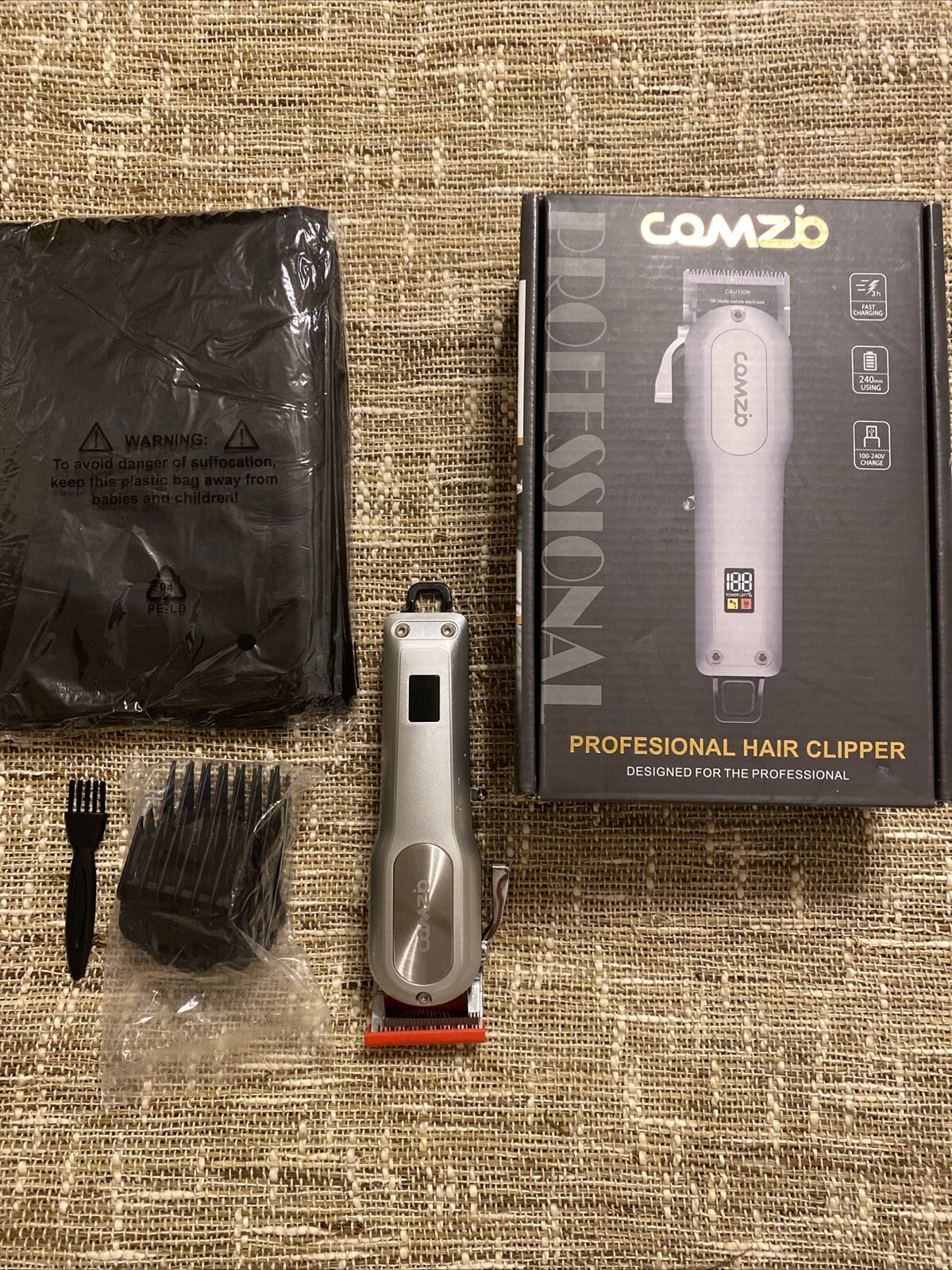 Comzio Hair Clippers,cordless High-performance Barber Clipper,( No ...