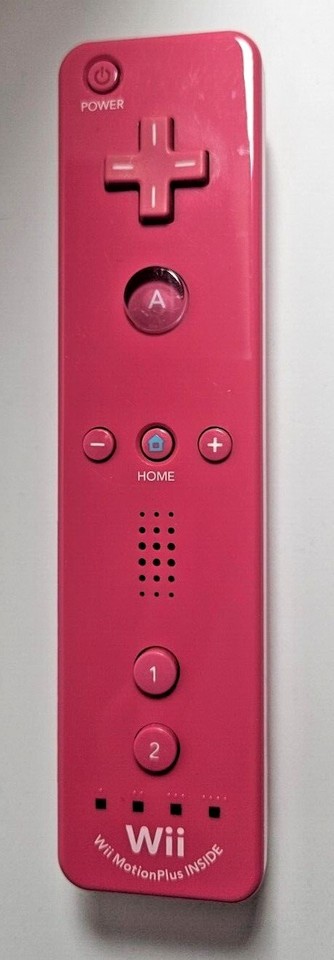 Nintendo Wii Controller OEM Wii Remote Motion Plus Pink Blue Red Black ...