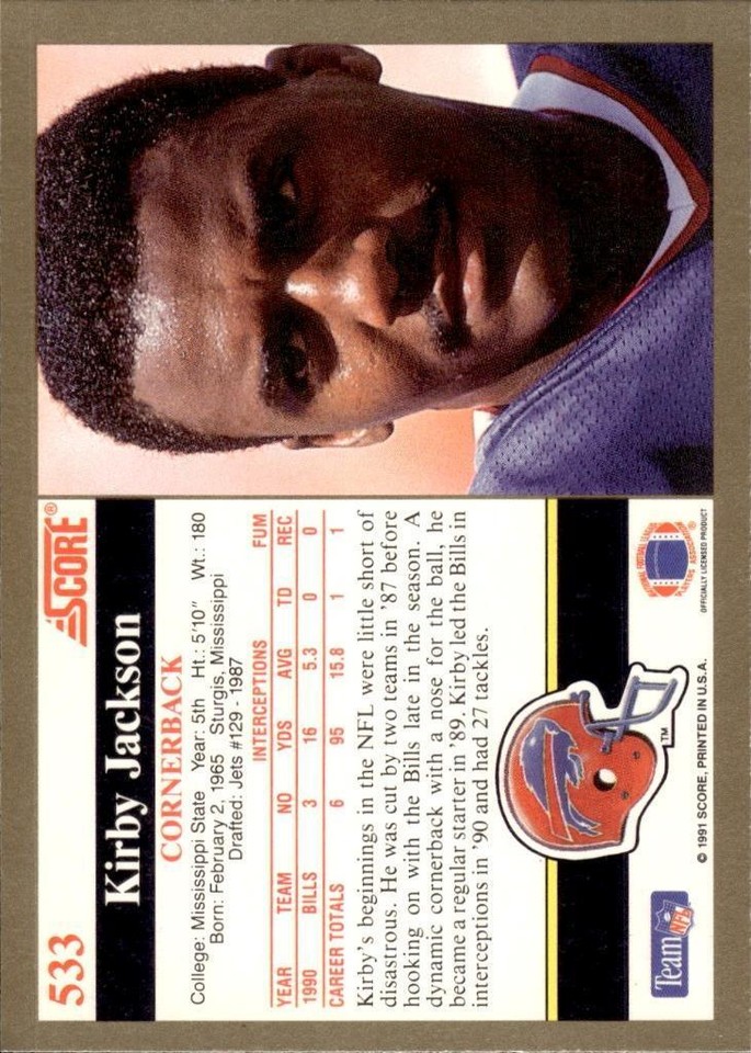 KIRBY JACKSON CARD #533 BUY ANY 2 ITEMS FOR 50% OFF B1012R2S5P94 | eBay