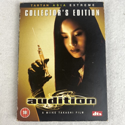 Audition DVD - Tartan UK - Digipak - Uncut - Takashi Miike - J-Horror - Ichii | eBay