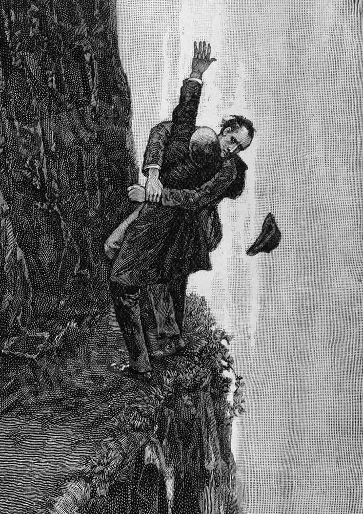 Reichenbach Fall Fan Art Outside The Government: The Reichenbach Fall