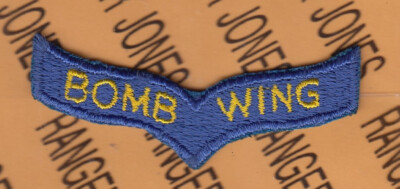 USAF Air Force BOMB WING ~3" tab patch c/e | eBay