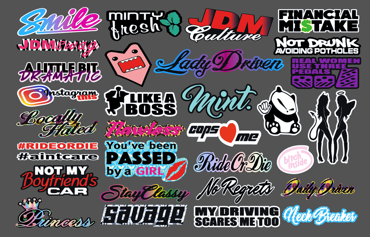 Cool Jdm Car Stickers