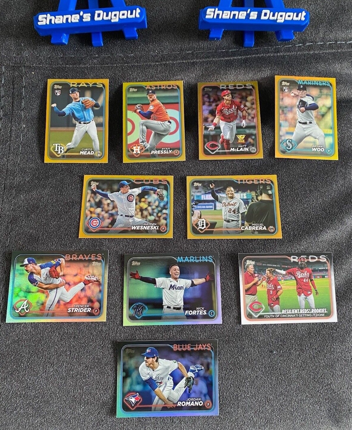2024 Topps Baseball Series 1 INSERTS (Foils, 89's, Gold, Etc) Complete ...