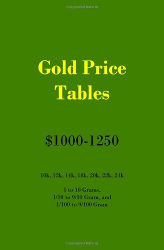 Gold Price Tables $1000-1250, Steffanson New 9781440433597 Fast Free ...