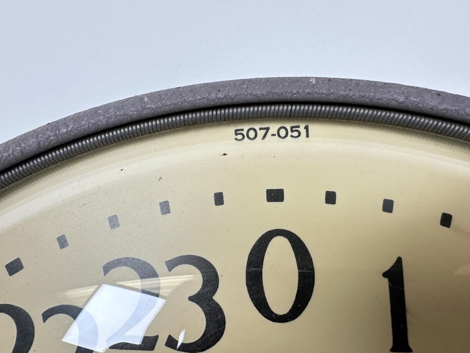 Vintage Simplex 24 Hour Wall Clock 507-051 | eBay