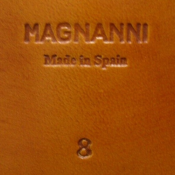 Magnanni Manolo Cognac Lace Up size 8 US (20518) 2321 | eBay
