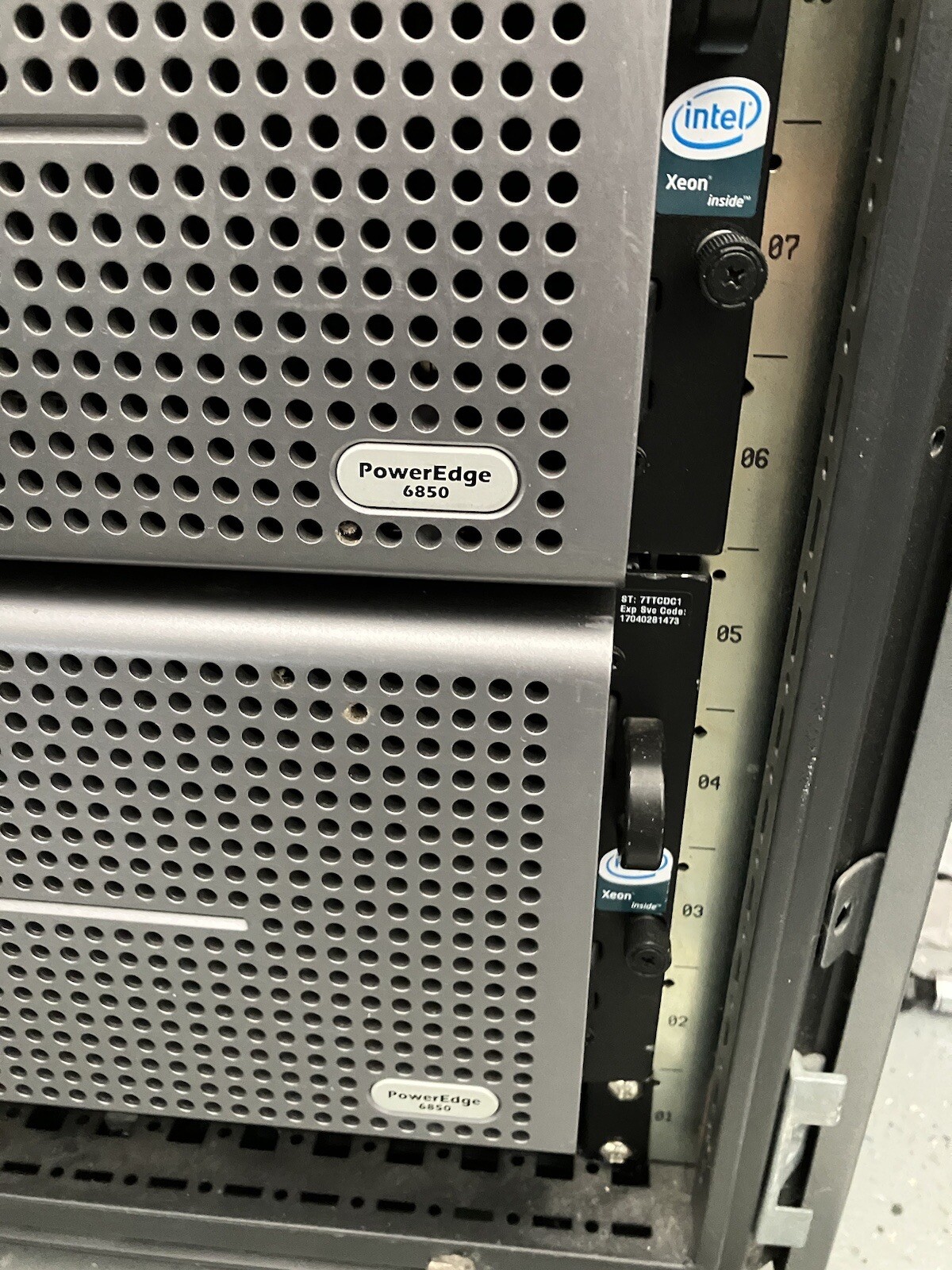 2 Genuine Dell PowerEdge 6850 Server W/Quad Intel Xeon 32 GB RAM “Lot ...