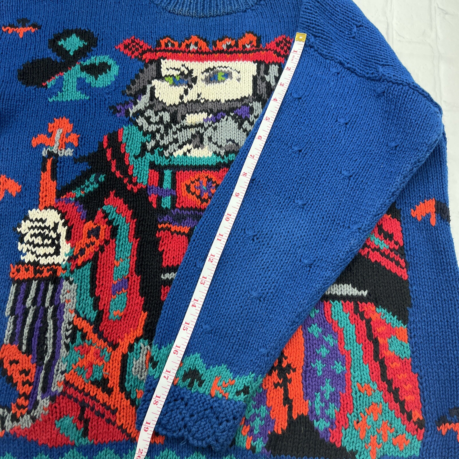 RARE Vintage Michelle Stuart Hand Knit King Cards Kna… - Gem