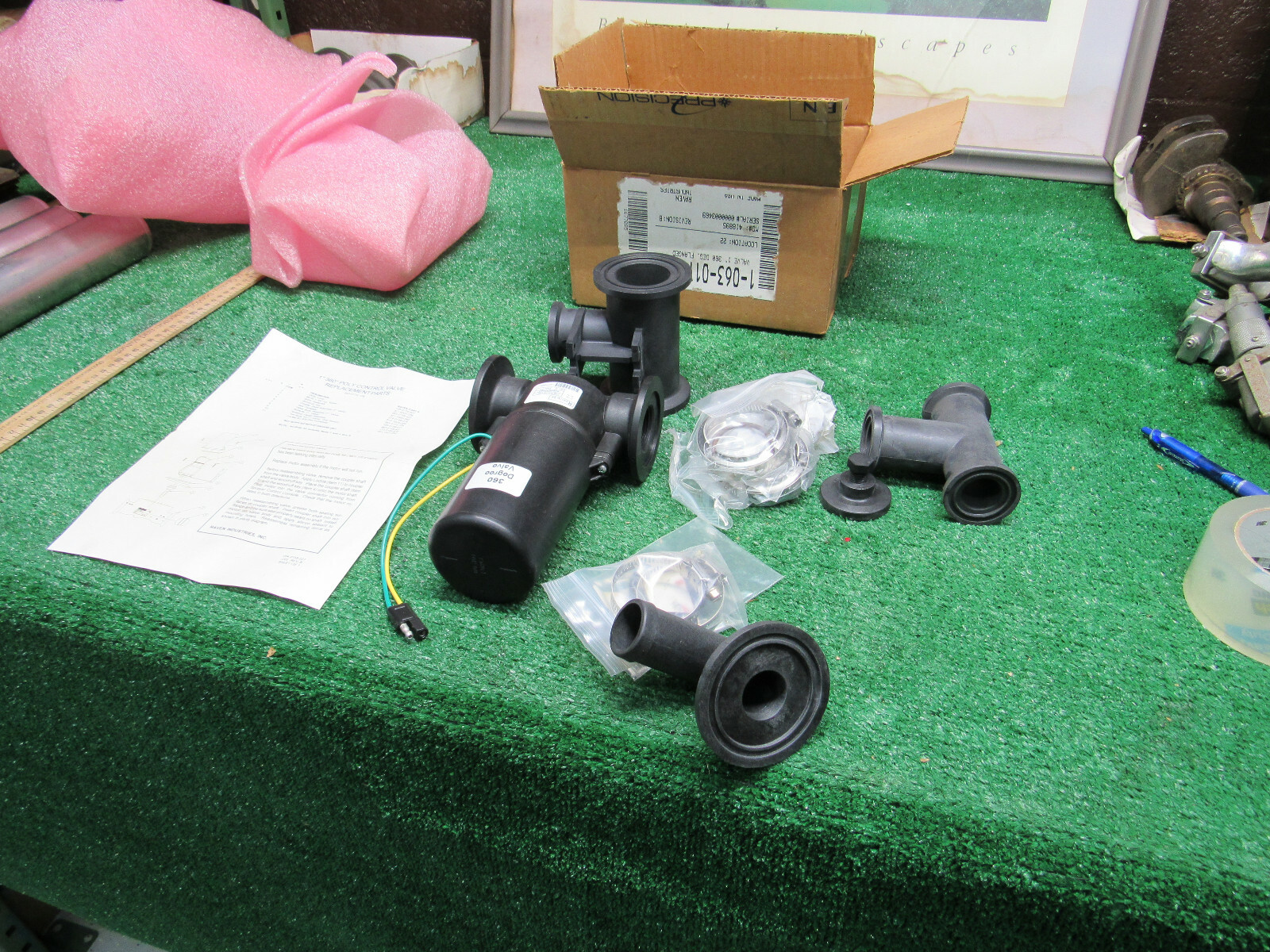 Raven Precision 1" Flanged Poly Control Valve Golf Course Boom Sprayers ...