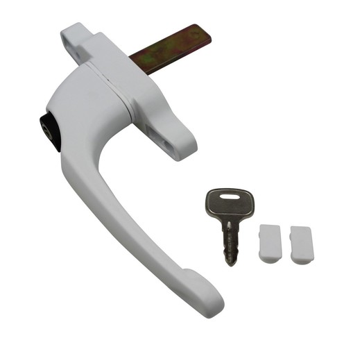 Cadenza Aluminium Window Handle Tongue (spade) Driven White Right Hand ...