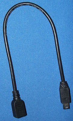 Mini USB Extension cable. Male to Female lead (21cm Approx.) | eBay UK