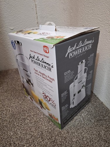 Jack LaLanne Power Express White Chrome Accents Healthy Fruit Vegetable ...