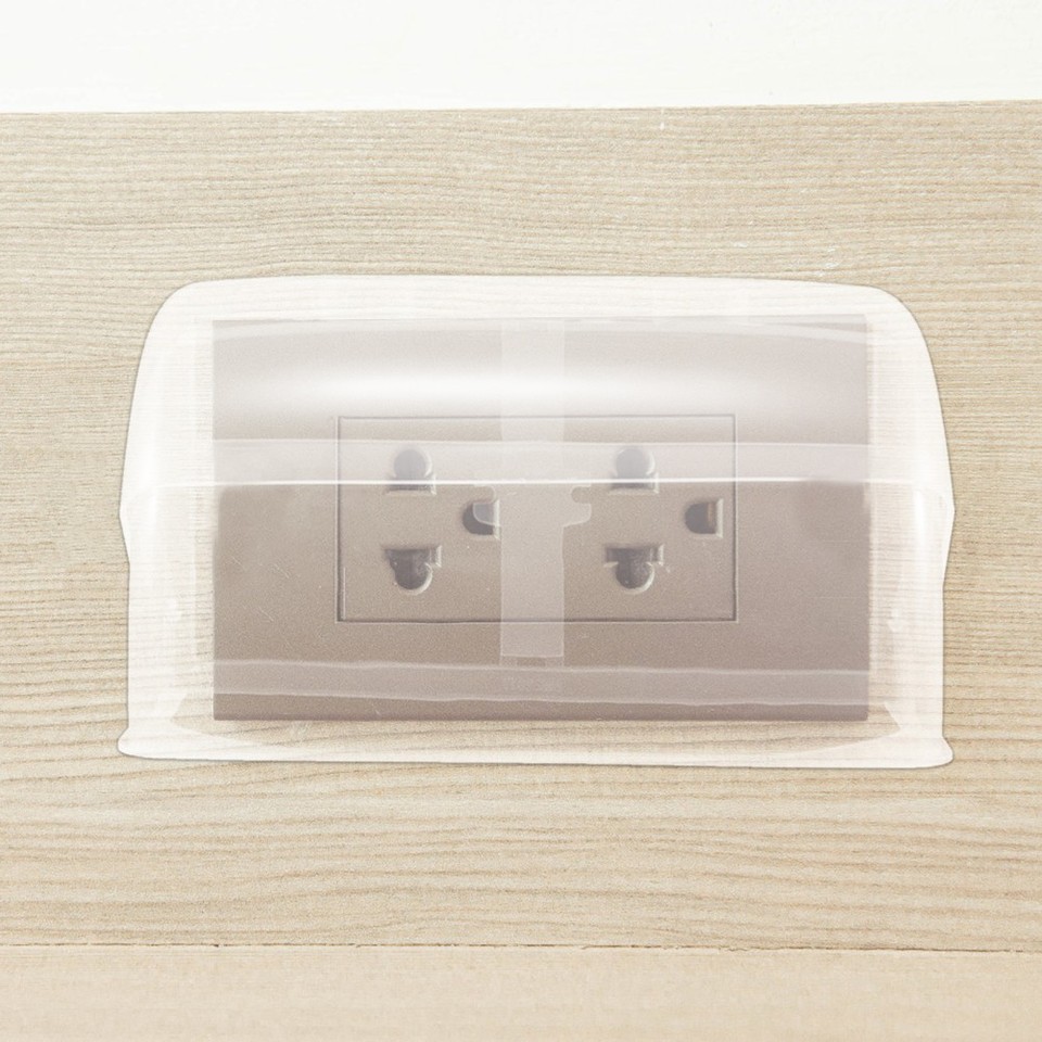 Protective Plug Cover Plastic Socket Waterproof Box Outlet Covers Wall ...