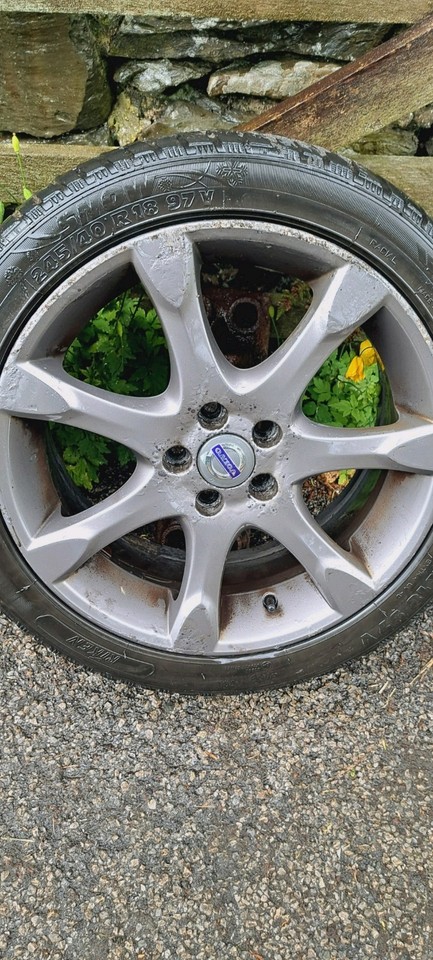 Rare Genuine Volvo Fortuna 18" Alloy wheels 8J 18 55 V70 S60 XC60 245 ...