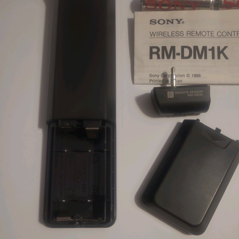 Sony D-25 Rm-dm1k Wireless Remote Control Kit | eBay