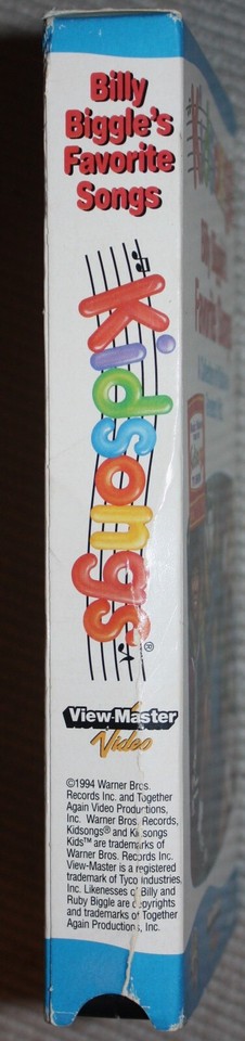 Kidsongs: BILLY BIGGLE'S FAVORITE SONGS (vhs) VG. Rare. View-Master ...