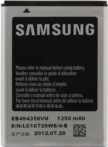 OEM Samsung EB494358VU 1350 mAh for Samsung GT-S5830 Galaxy Ace for ...