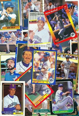 WAREHOUSE OVER STOCK! Seattle Mariners 200 Vintage Baseball Cards | eBay