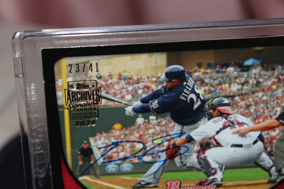 Prince Fielder 2011 Bowman 2024 Signature Series Retired Auto 23/41 | eBay