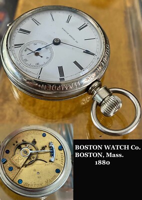 **BOSTON WATCH Co. BOSTON, Mass. Original Double Hinged Display 1880 | eBay