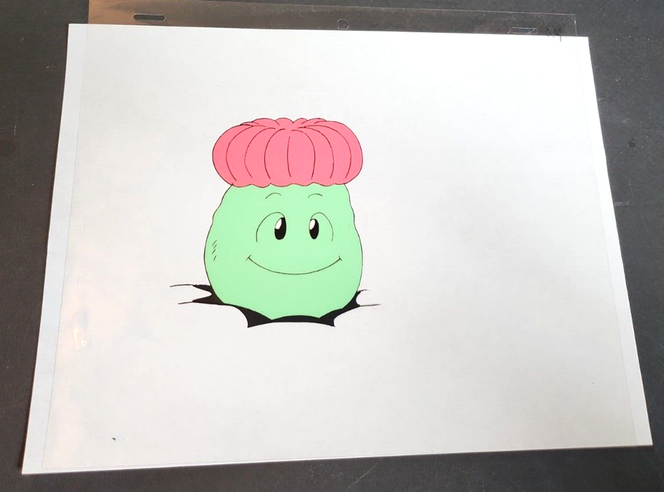 Orig Japanese Anime Cel + Genga UNIDENTIFIED CARTOON FACE #300 ~ RAY ...